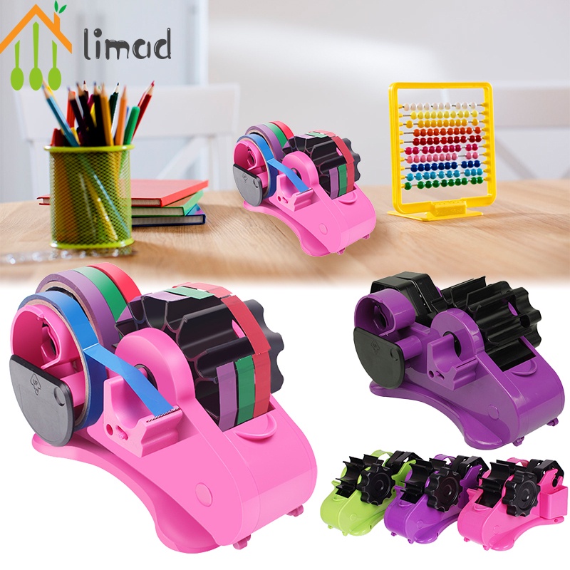 Multifunctional Tape Cutter with Pen Holder Semi-Automatic Tape ...