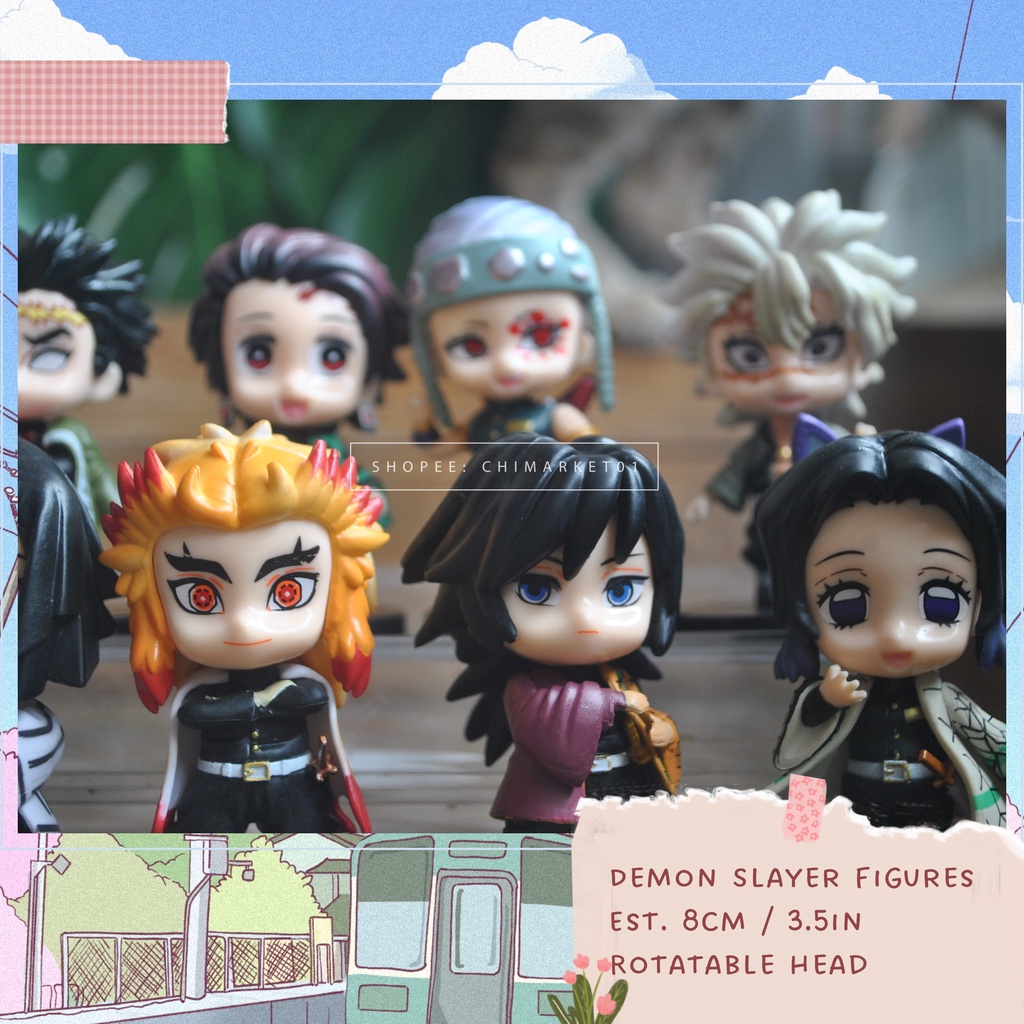 anime figure Demon slayer figure pillars figure hashira figures rengoku ...