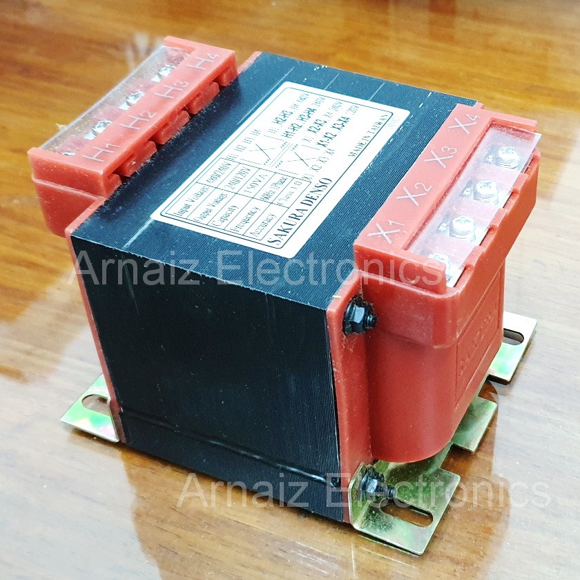 Sakura Denso 150VA 150W Control Transformer, Input 240/480VAC, Output ...