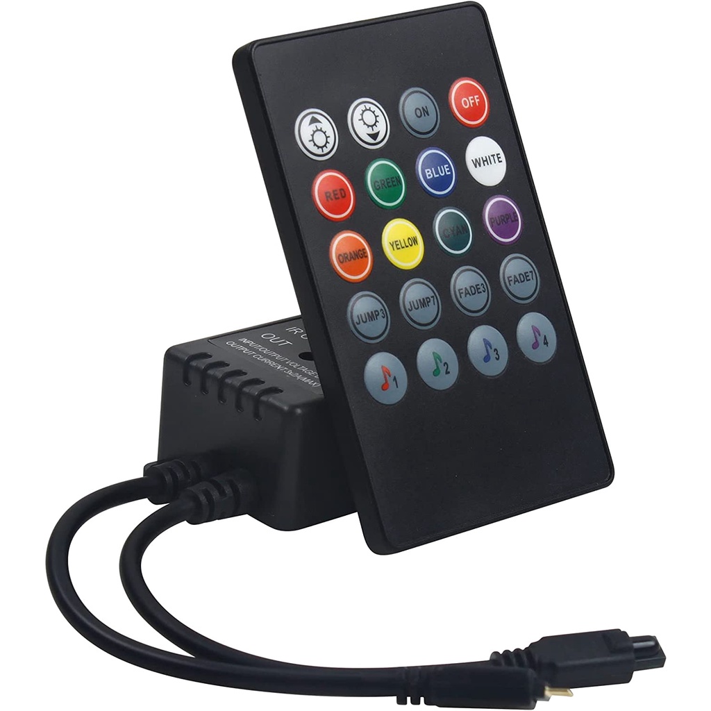 Infrared Music Controller 20 Keys IR Remote Controller Sound Sensor ...