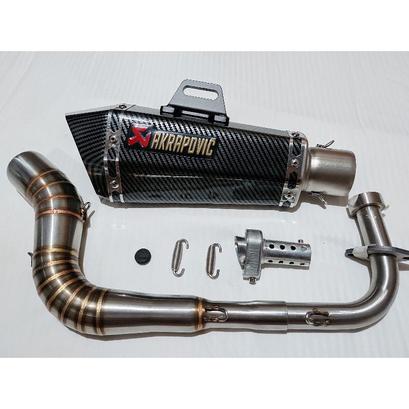 YAMAHA MIO SPORTY/SOUL115/SOULTY AKRAPOVIC PIPE WITH SILENCER ( FULL ...