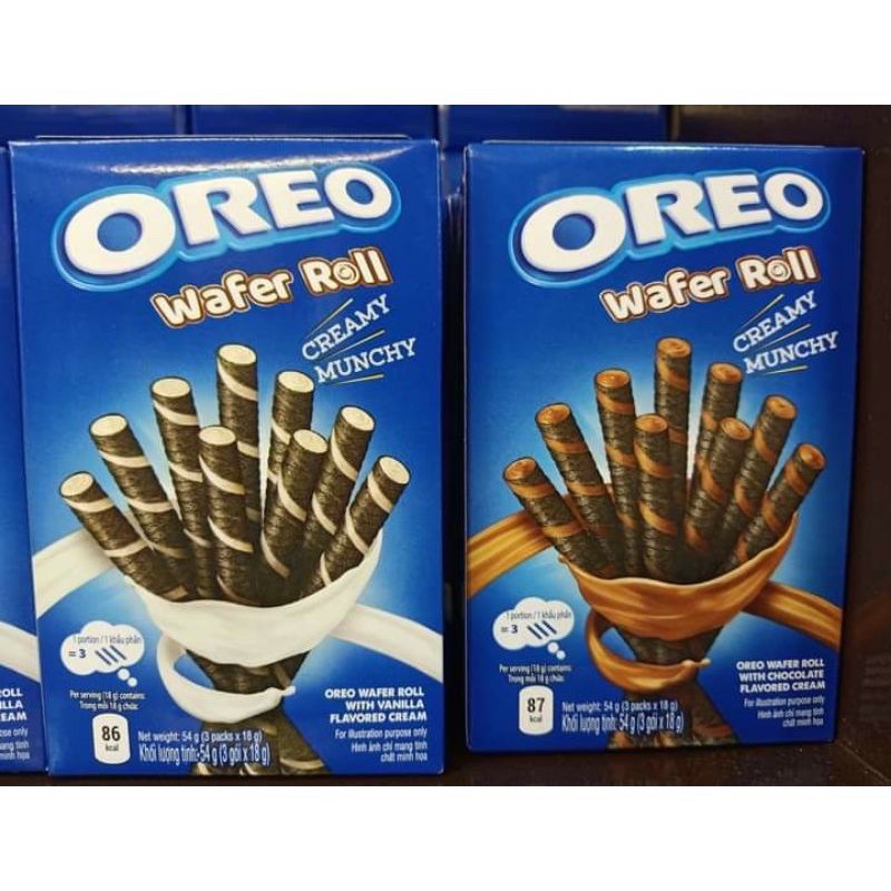 Oreo Wafer Roll(Chocolate, Vanilla) | Shopee Philippines