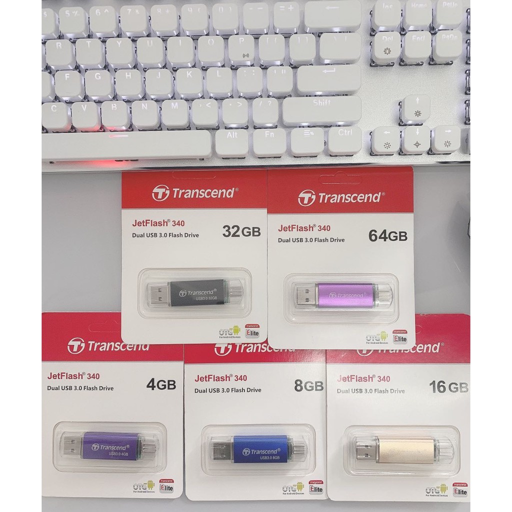 Transcend Dual USB 3.0 Flash Drive Jetflash 580 OTG USB For Andriod 2GB ...