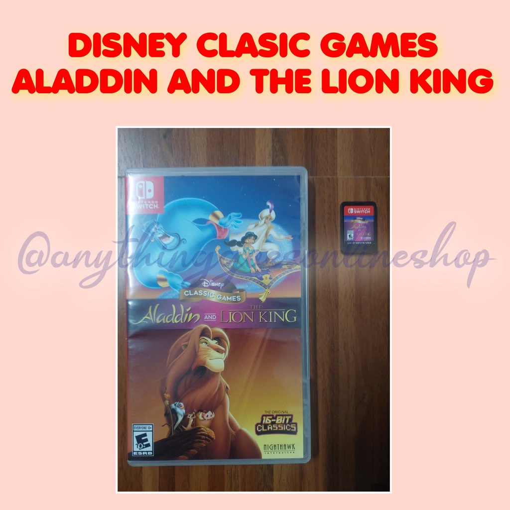 Disney Classic Aladdin and the Lion King - Nintendo Switch Game ...