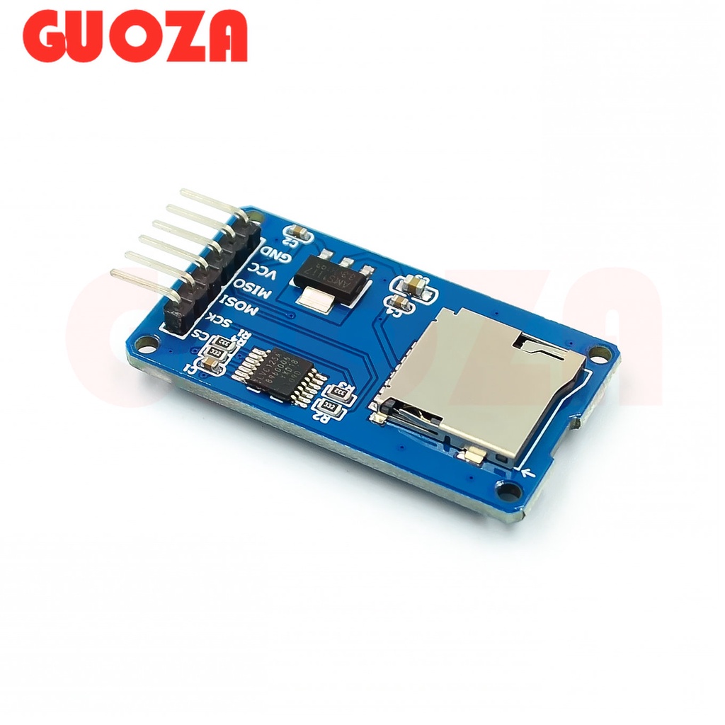 Micro SD Card Module SPI Interface TF Reader Write Device With Level Conversion Chip | Shopee ...