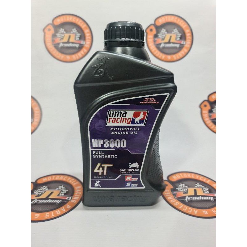 UMA RACING MOTORCYCLE ENGINE OIL FULL SYNTHETIC SAE 10W50 / SEMI ...