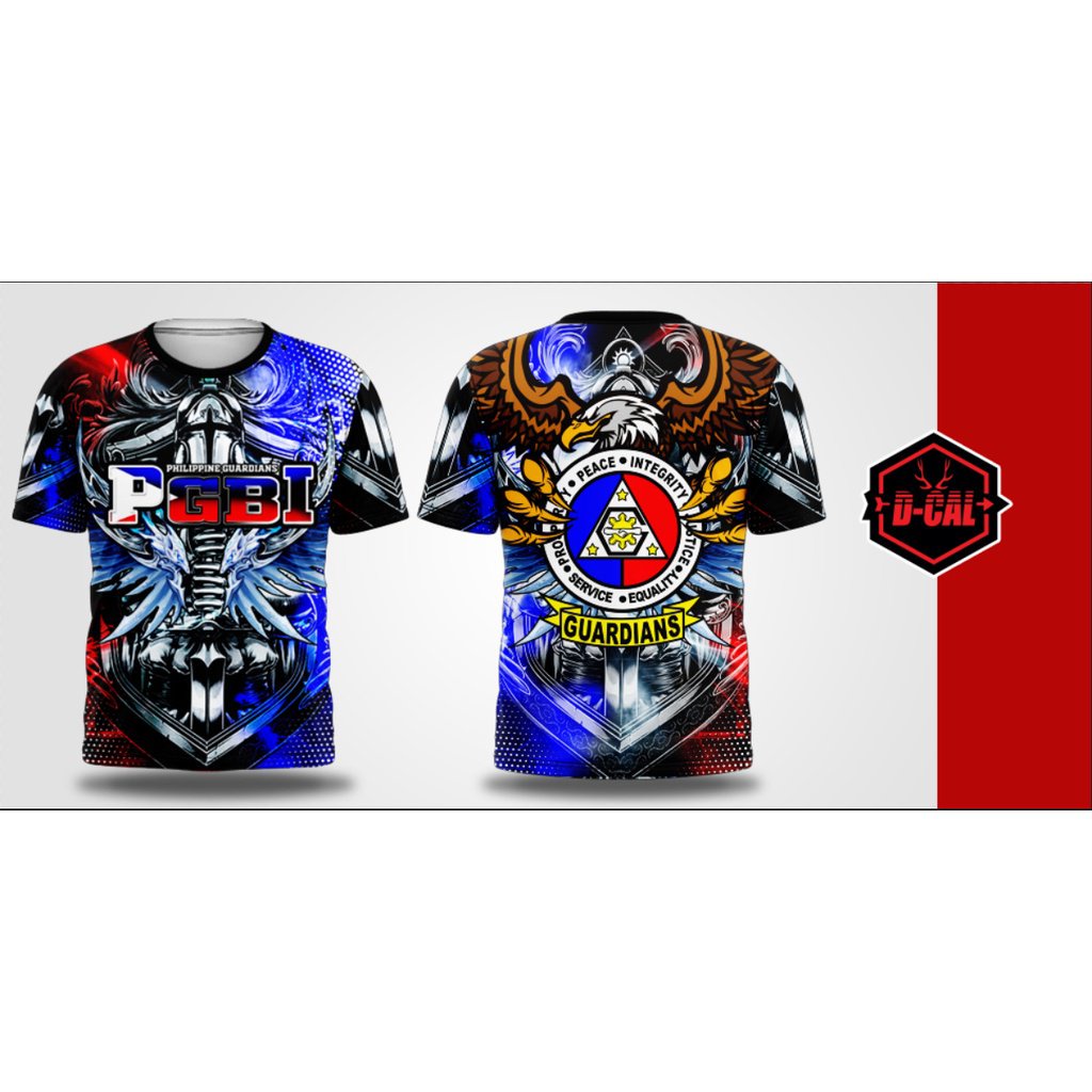 Sublimation T shirt PGBI GUARDIANS Unisex T shirt Full Print | Shopee ...