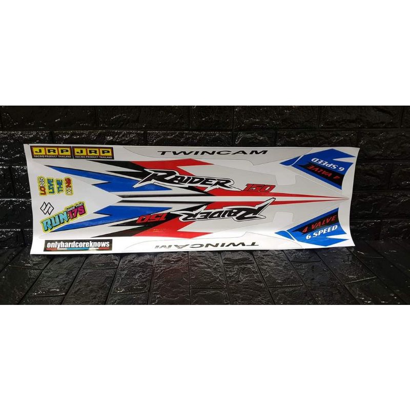 RAIDER GEN 1 STOCK DECALS | Shopee Philippines
