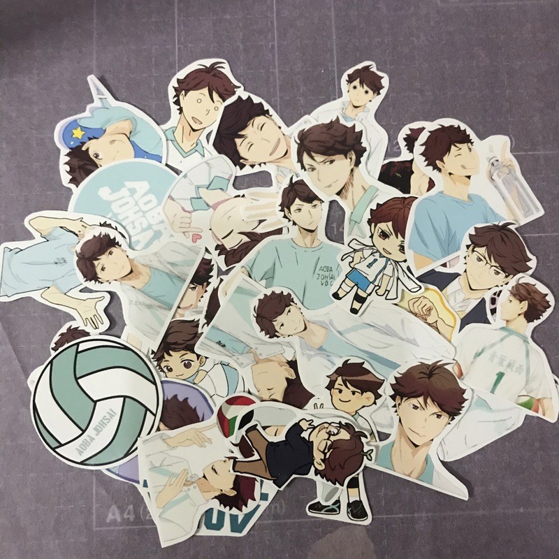 Haikyuu Oikawa Tooru Anime Sticker Pack (35pcs) | Shopee Philippines