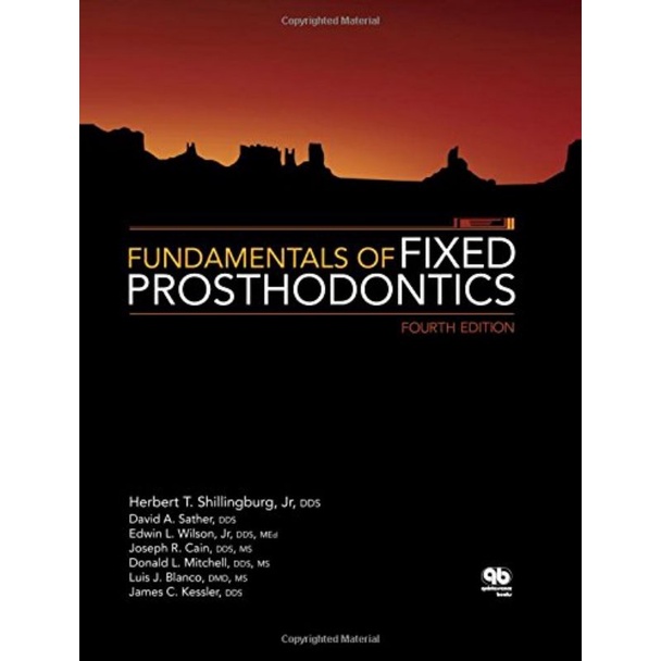 Fundamentals of Fixed Prosthodontics 4th Ed - Shillingburg, Sather ...