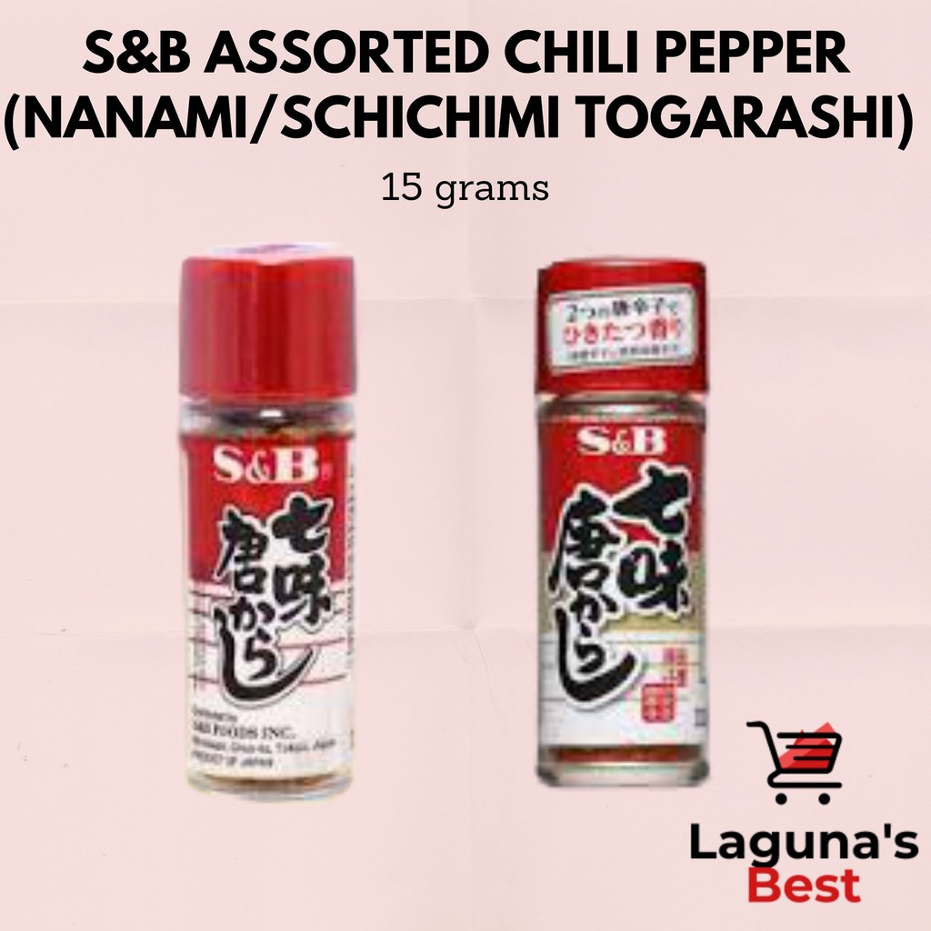 S&B Assorted Chili Pepper (Nanami/Schichimi Togarashi) 15g | Shopee ...