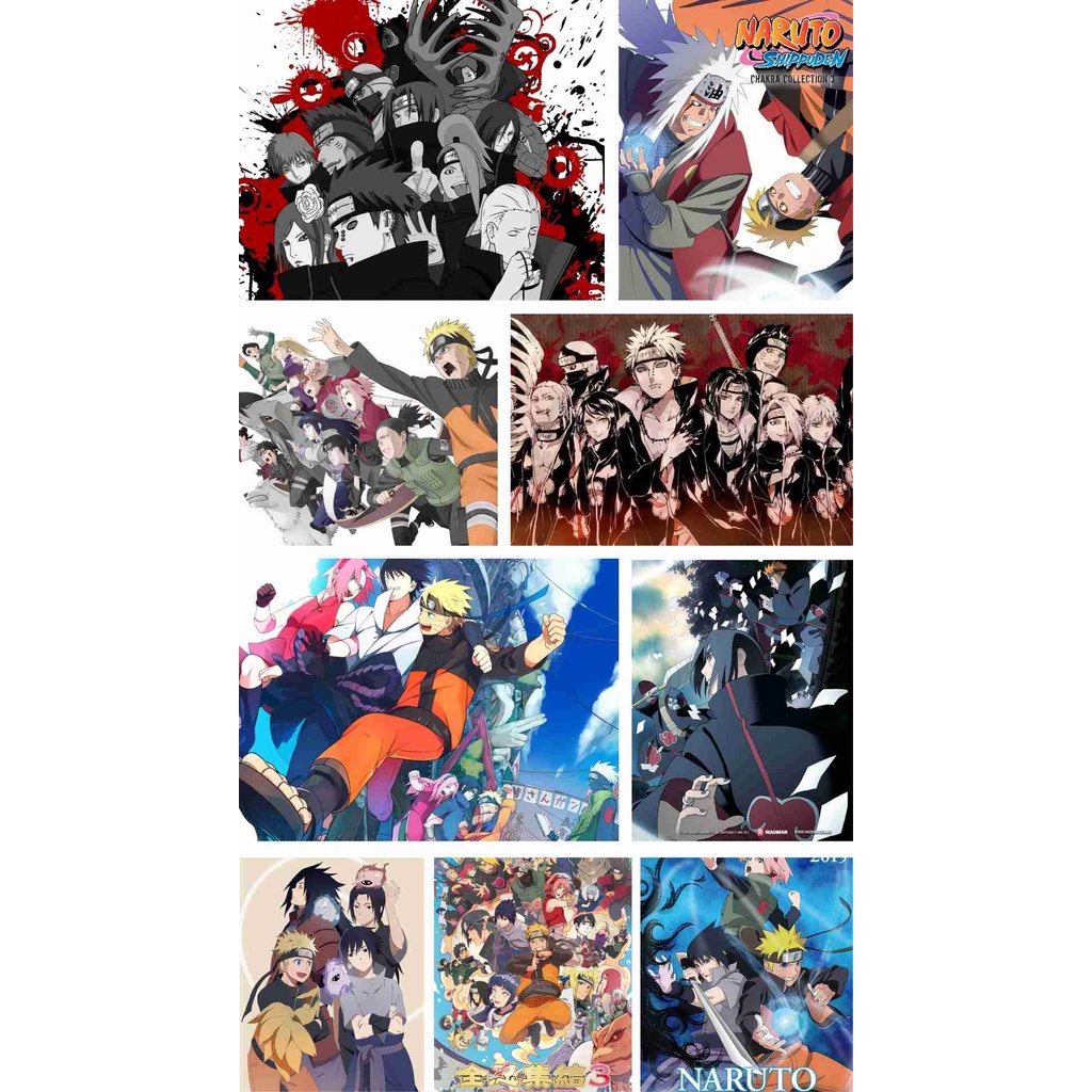 Naruto Shippuden Anime Poster A4 Size | Shopee Philippines