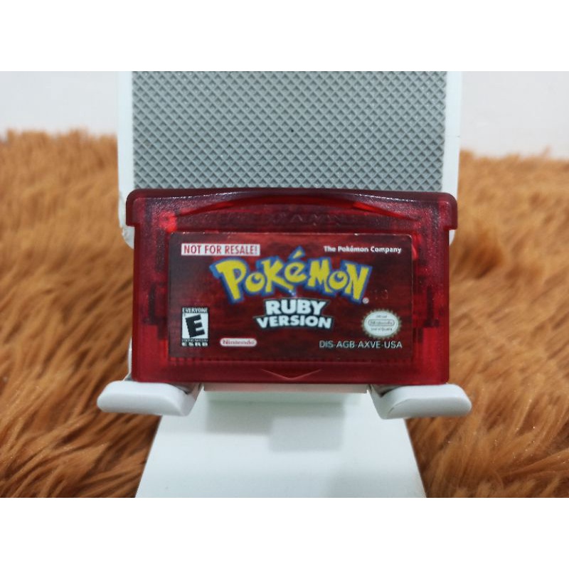 Gameboy Advance Game Pokemon Ruby NFR Version (Original US) | Shopee ...