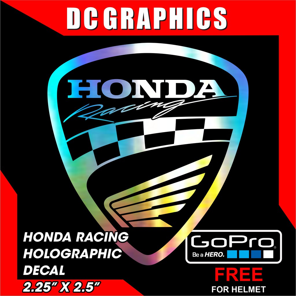 HONDA DECAL HOLOGRAPHIC BADGE | Shopee Philippines
