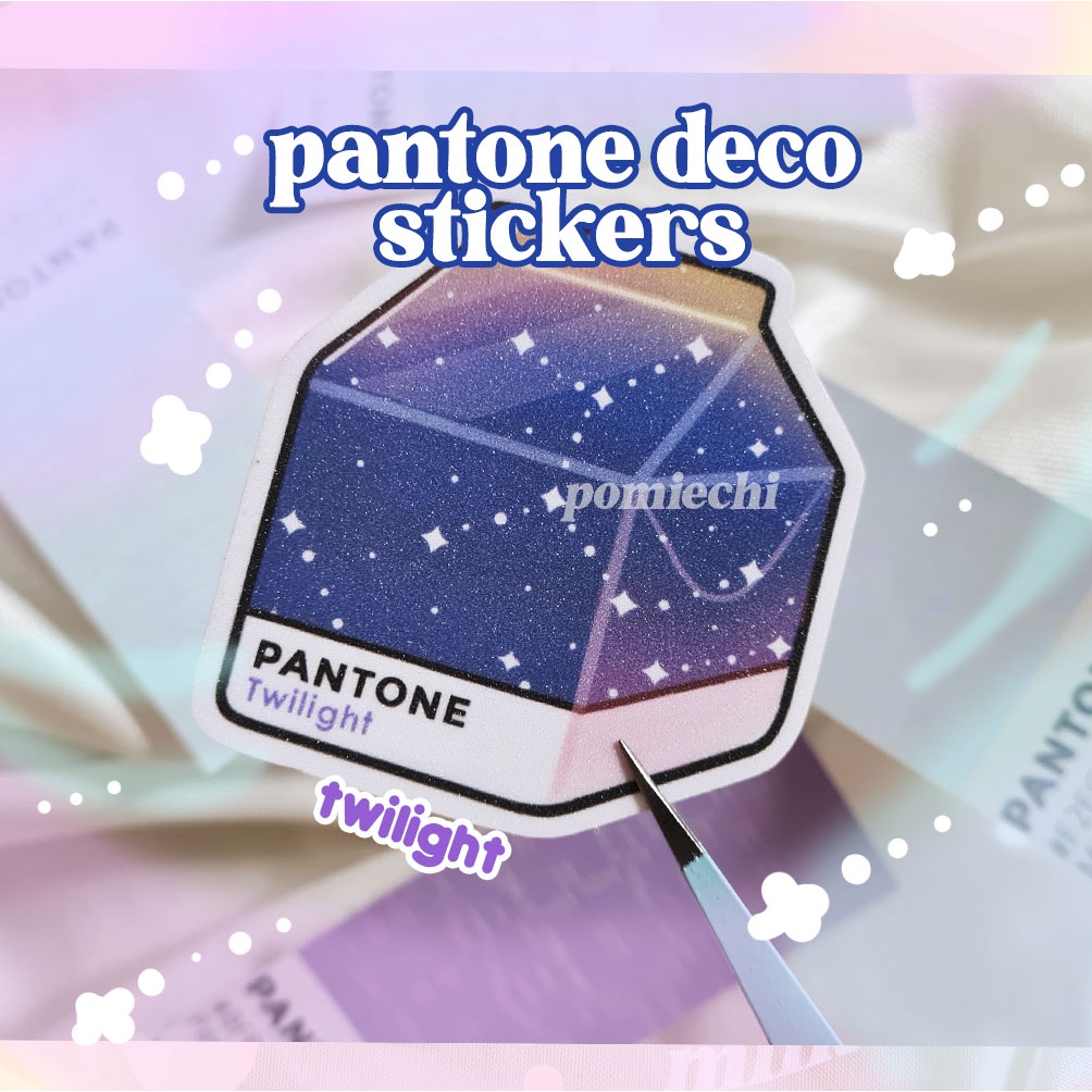Pantone Milk Box Aesthetic Journal Sticker Deco Skies Sticker Tumblr ...