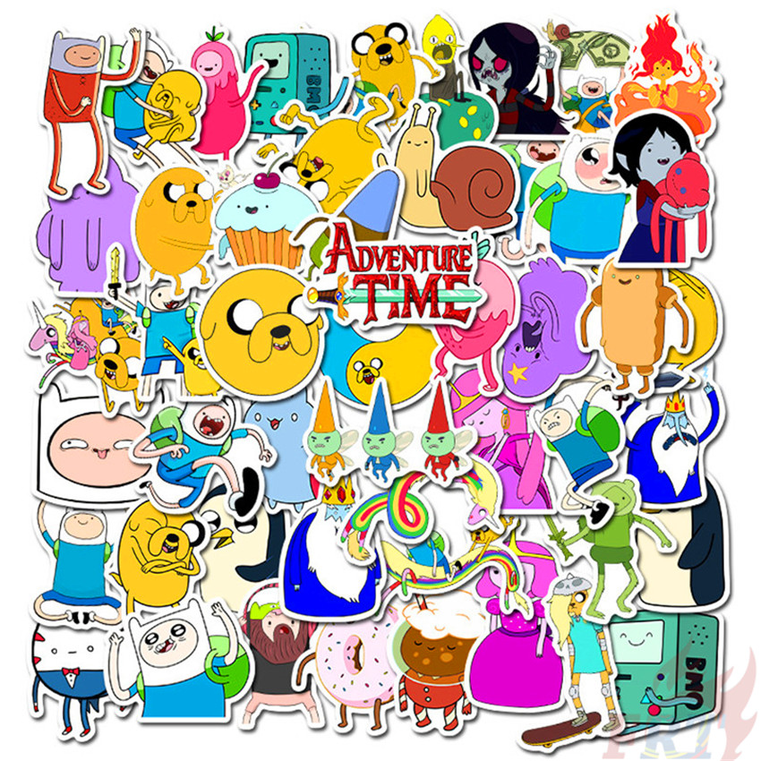 Adventure Time with Finn and Jake - Series 02 Stickers 50Pcs/Set Mixed ...