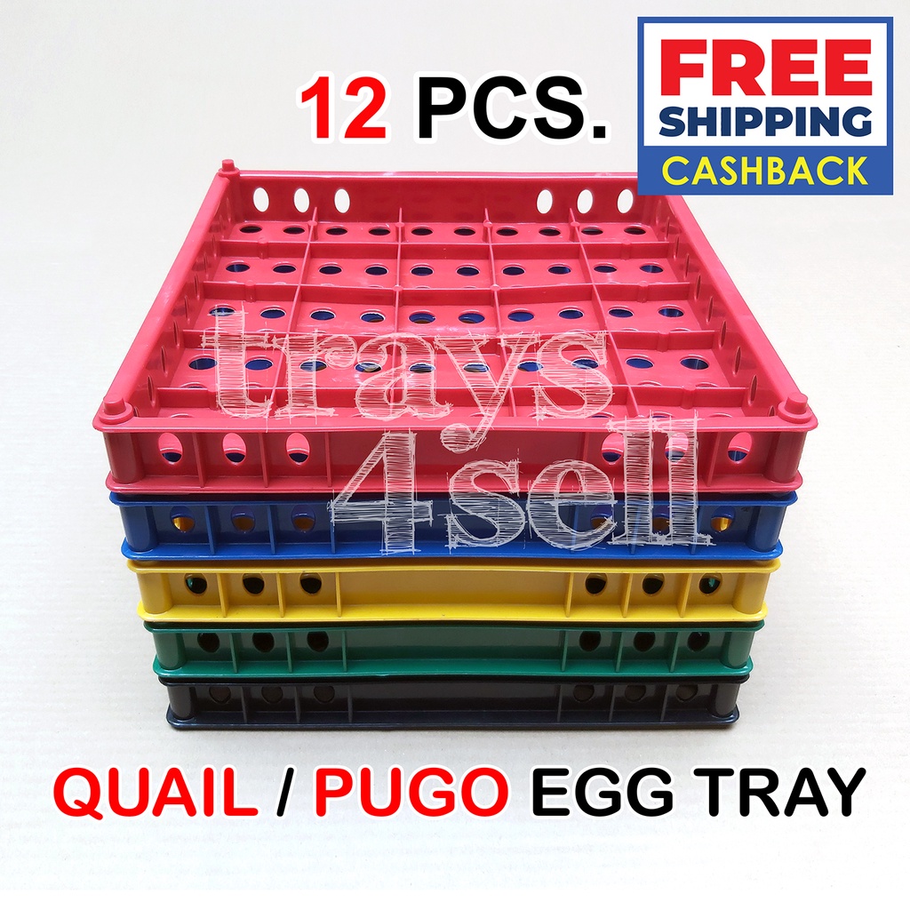 12 pcs. Heavy Duty Quail Pugo Egg Tray (BEST SELLER!) | Shopee Philippines