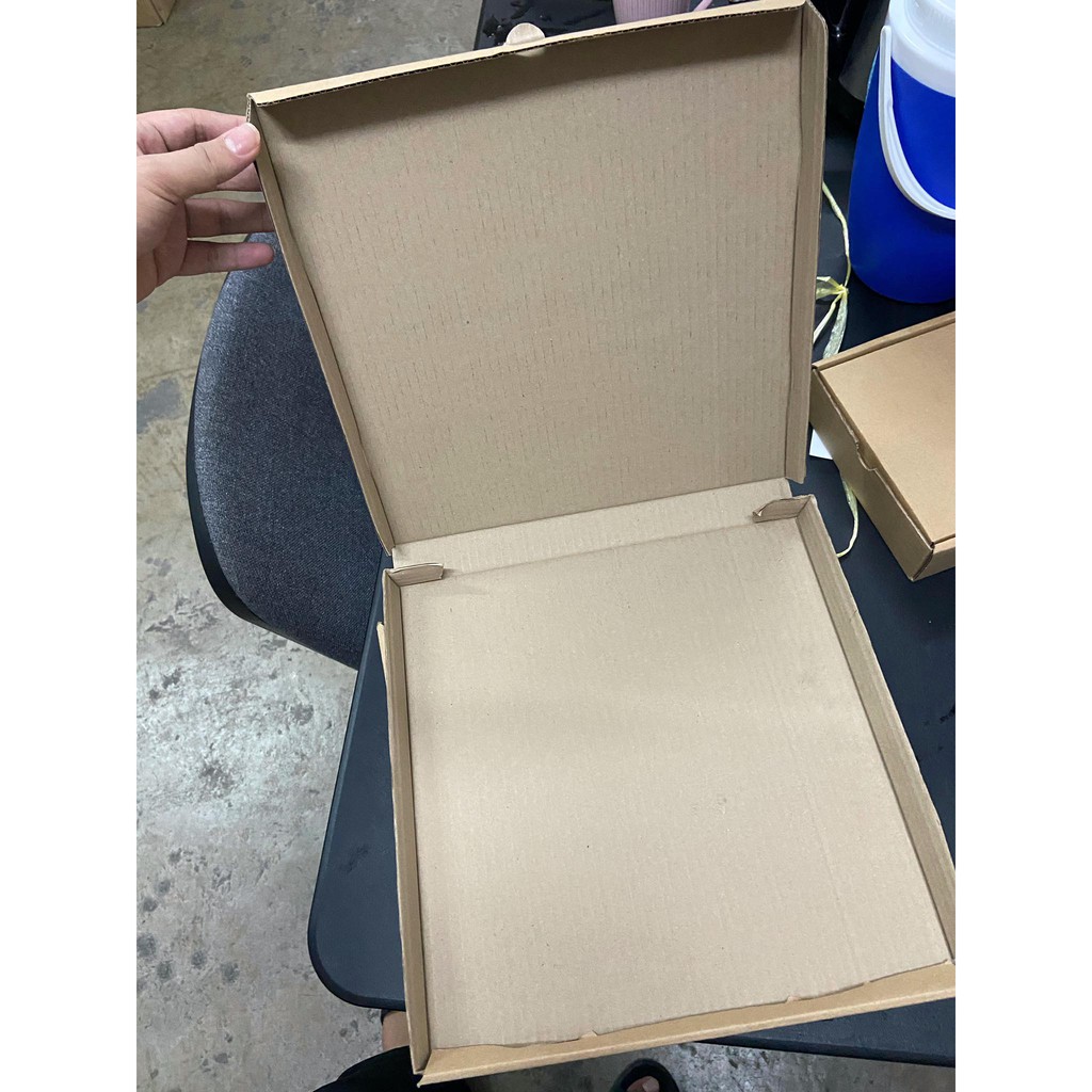 (50pcs)9"X9"X1.5" Plain Pizza Box Corrugated / pizza box / corrugated box | Shopee Philippines