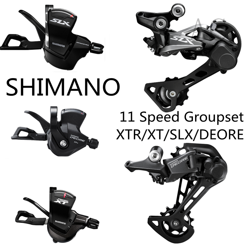 SHIMANO 11 Speed Groupset XTR/XT/SLX/DEORE M8000/M7000/M5100/M5120 Right Shift Lever Rear Rear ...