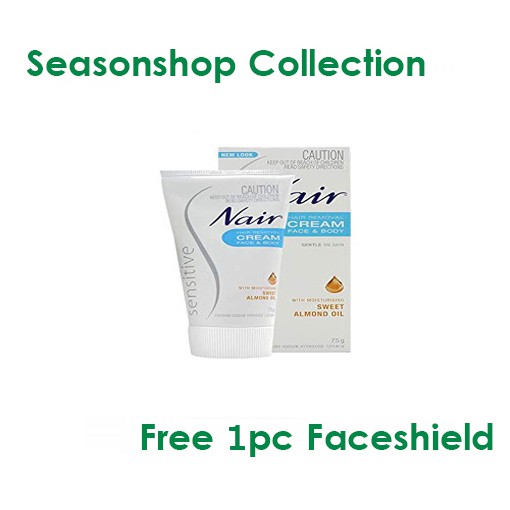 Nair Sensitive Face & Body Hair Removal Cream 75g | Shopee Philippines