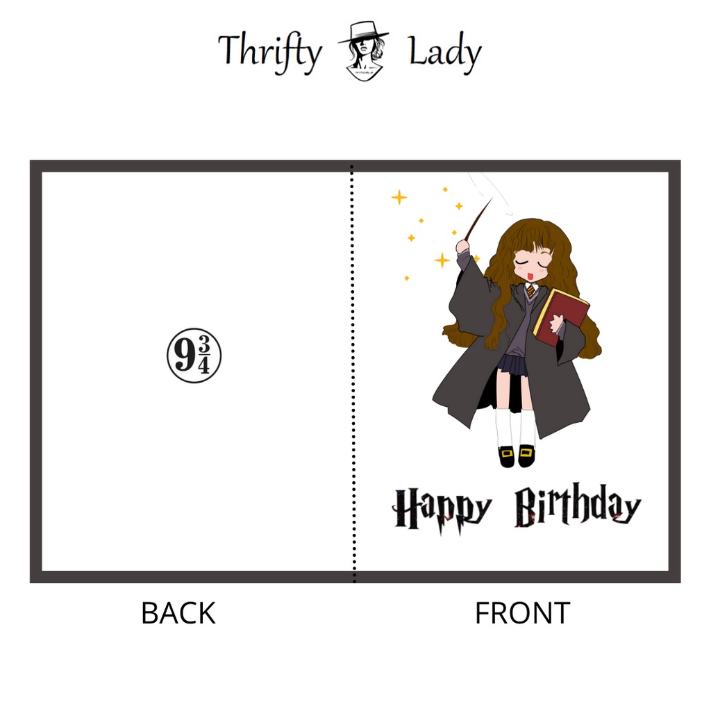 Customized Harry Potter Greeting Cards (Birthdays, Christmas ...