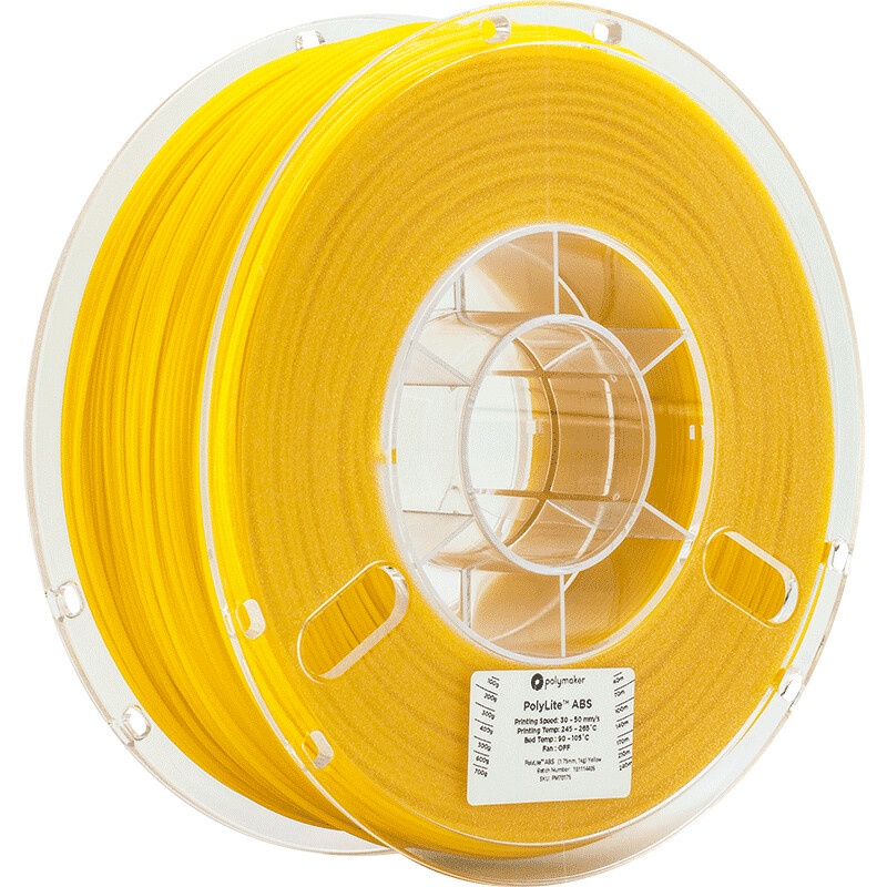 polymaker PolyLite ABS 3DPrinting Consumables 1.75mm 1kg (Yellow ...