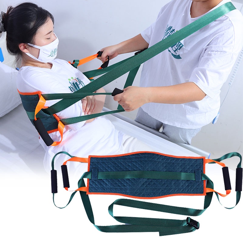 Transfer Moving Auxiliary Shift Belt For Patient Elderly Wheelchair Bed ...