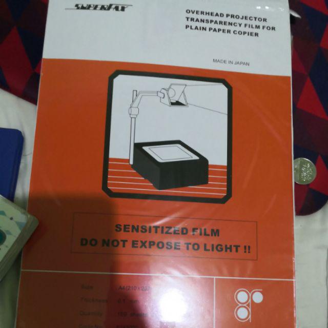 Transparency Acetate Superfax brand A4 100s | Shopee Philippines