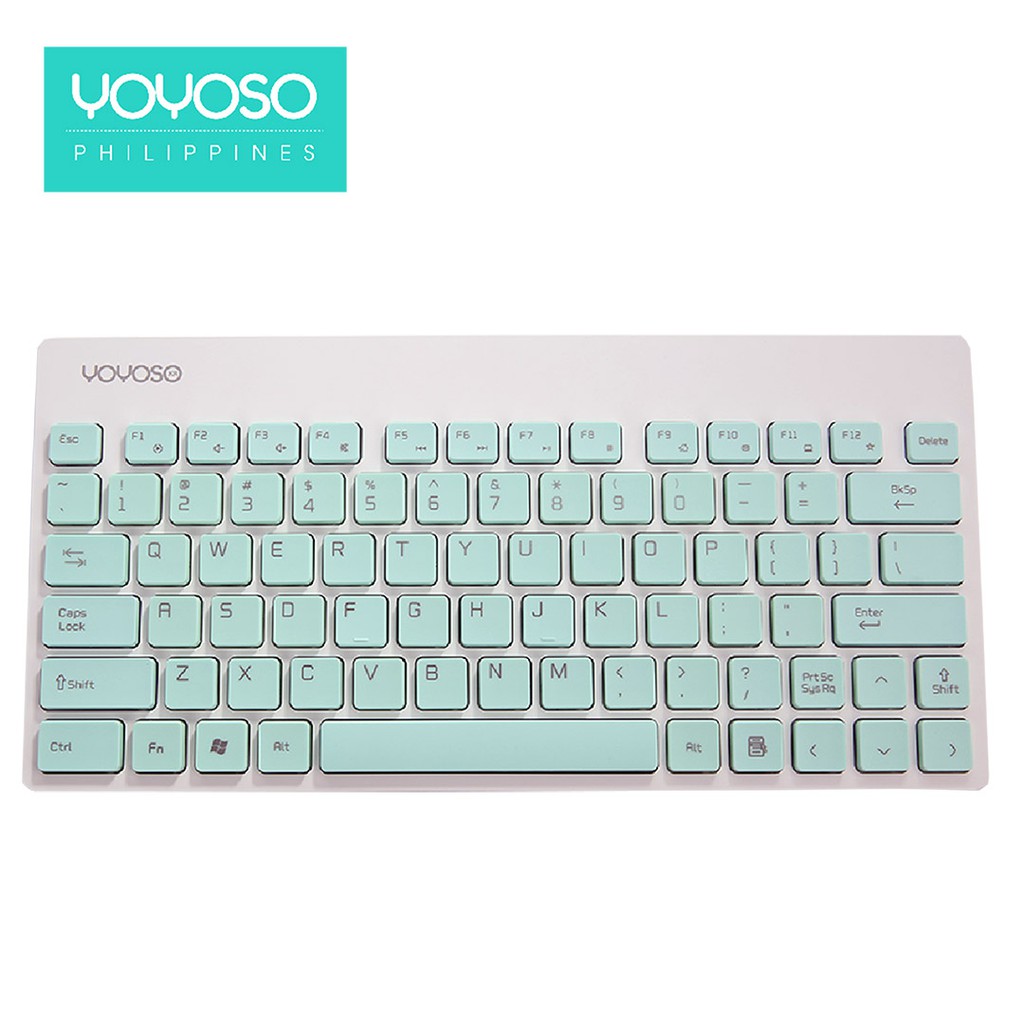 YOYOSO Stylish Colorful Wireless Keyboard | Shopee Philippines YOYOSO Stylish Colorful Wireless Keyboard | Shopee Philippines