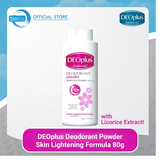 DEOplus Pink Deodorant Powder with Licorice Extract 80g | Shopee ...
