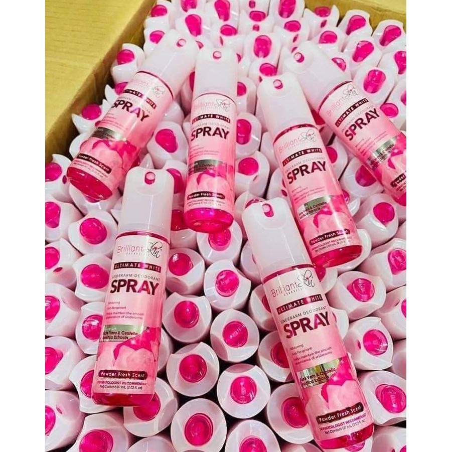 orig BRILLIANT DEO SPRAY NEW PACKAGING | Shopee Philippines