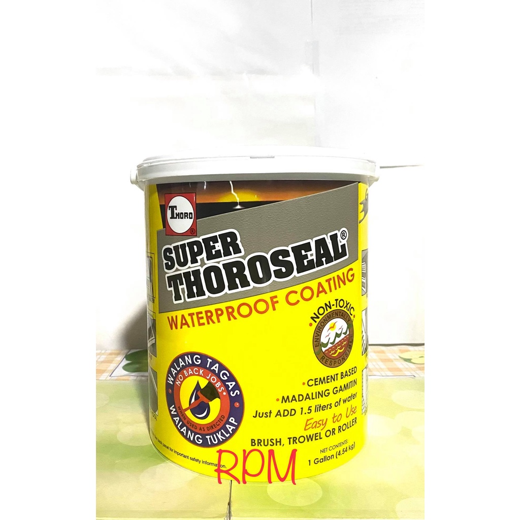 Super Thoroseal Gray ( 1 Gallon ) | Shopee Philippines