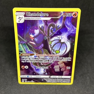 Pokemon TCG Chandelure Character Rare TG04/TG30 2022 Sword & Shield ...