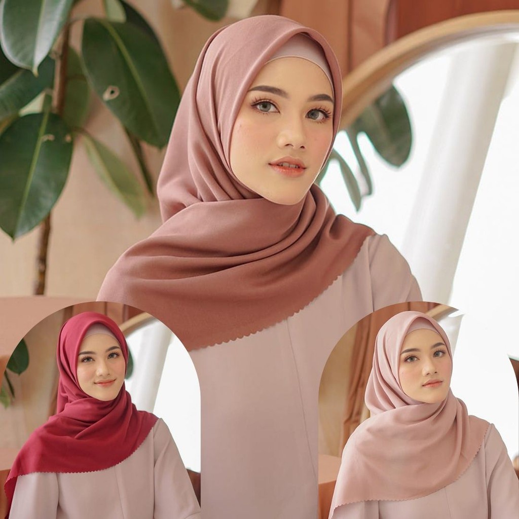 Hijab Holiday Four PARIS VOAL ORI BY KAYLA HIJAB PREMIUM Holes | Shopee ...