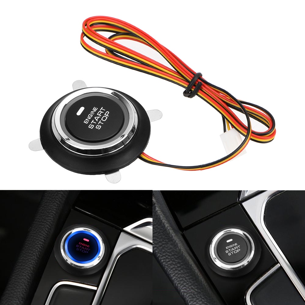 Universal Entry Ignition Starter Switch 12V Keyless Auto Car Engine ...