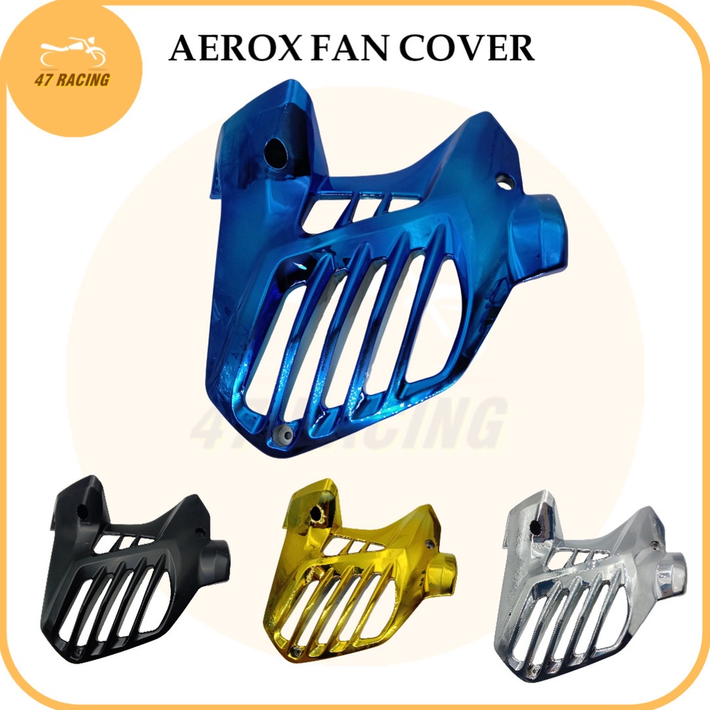 47Racing MOTORCYCLE AEROX FAN COVER RADIATOR COVER ABS PLASTIC | Shopee ...