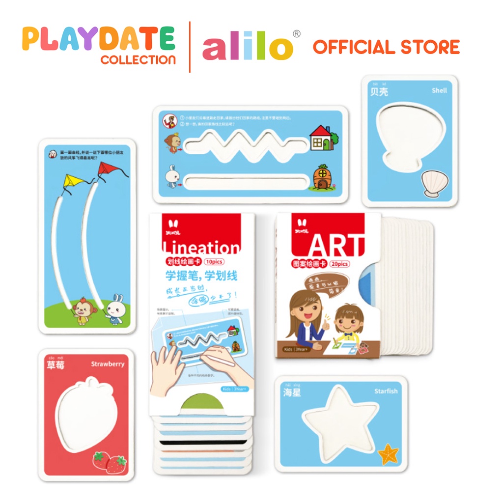 Alilo Educational Stencil Set for Magic Writing Tablet | Shopee Philippines