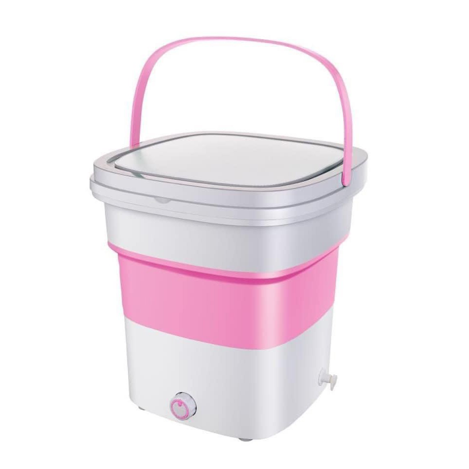 EMPIRE Portable Folding Mini Washing Machine (PINK) | Shopee Philippines