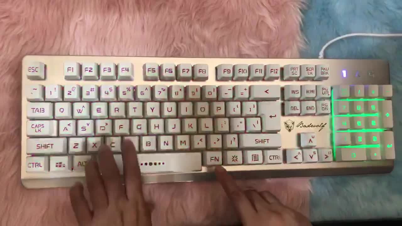 Black Badwolf Rawrrr BK-800 Keyboard RGB Led | Shopee Philippines