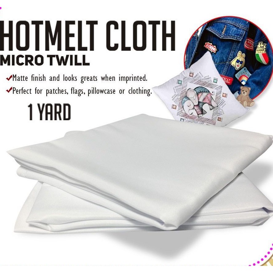 MICRO TWILL CLOTH SUBLIMATION HOTMELT PROCESS FOR DARK COLORS | Shopee ...