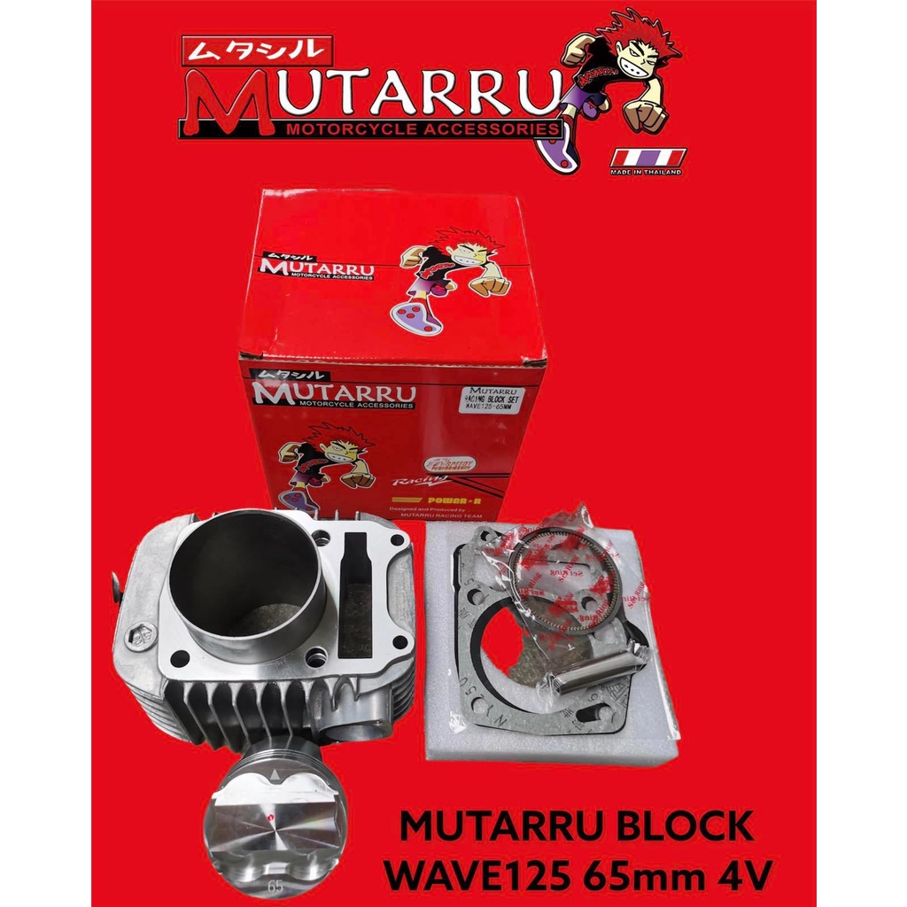 MUTARRU BLOCK WAVE125 65MM (4V) | Shopee Philippines