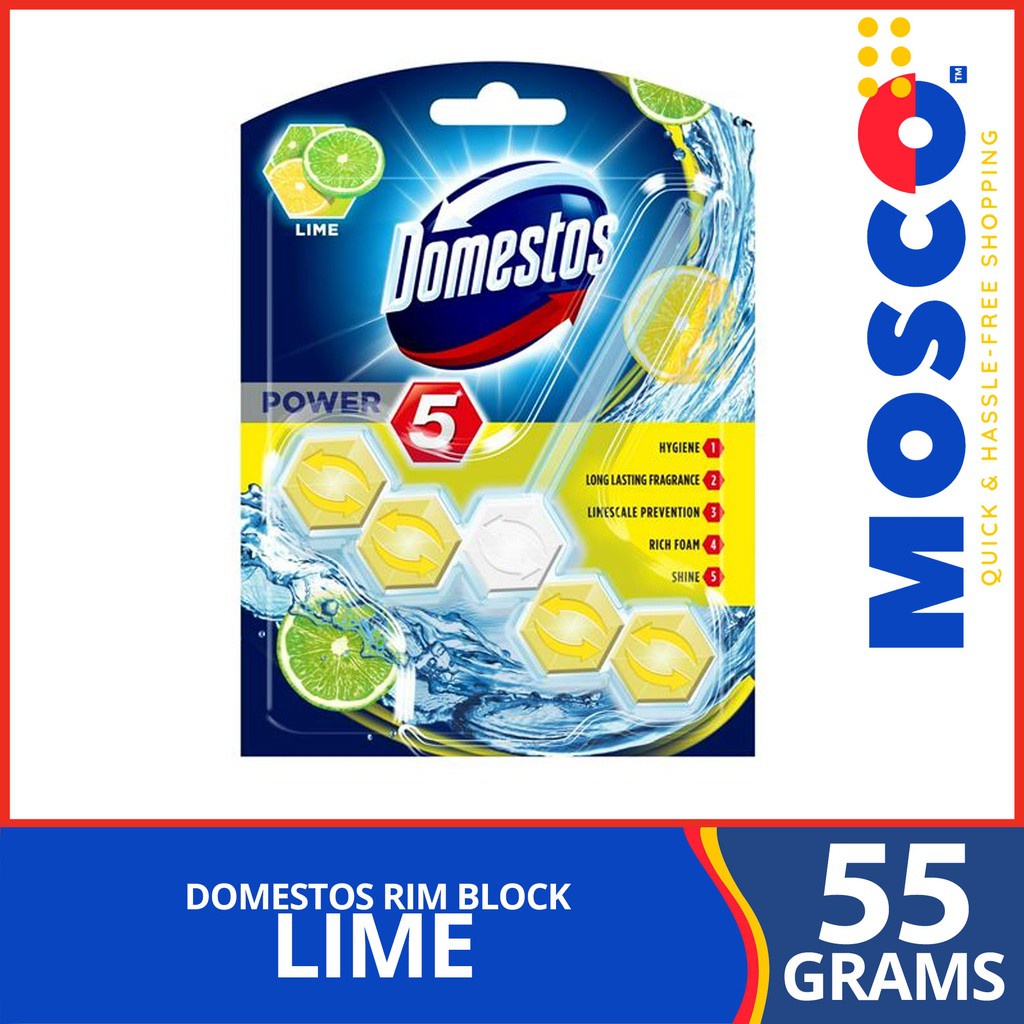 DOMESTOS Rim Block Lime 55g | Shopee Philippines