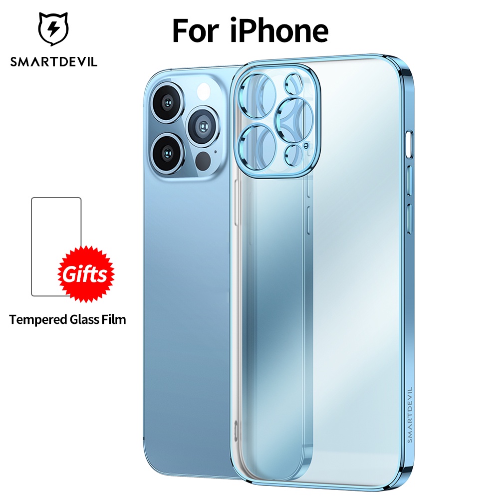 Smart Devil Plating Ultra-Thin Matte Phone Case For Iphone 13 Pro Max ...