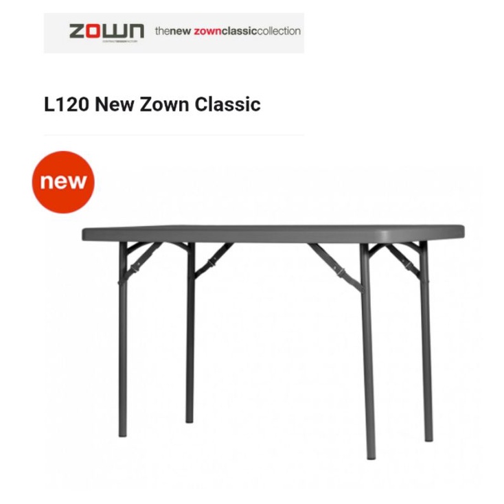 Zown L120 - 4 ft. new zown classic Folding Table | Shopee Philippines