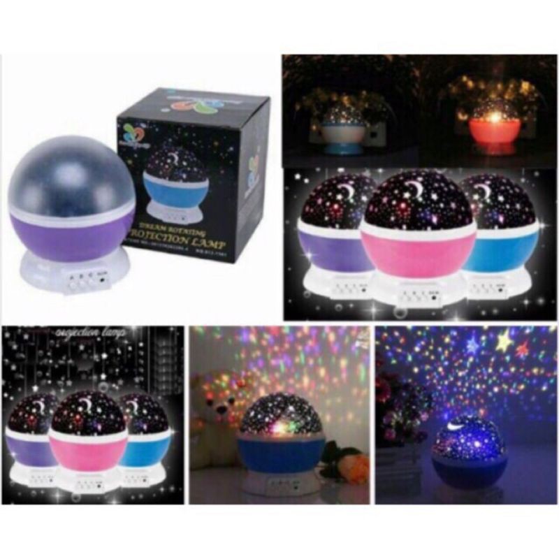 Star Master Dream Rotating Projection lamP | Shopee Philippines