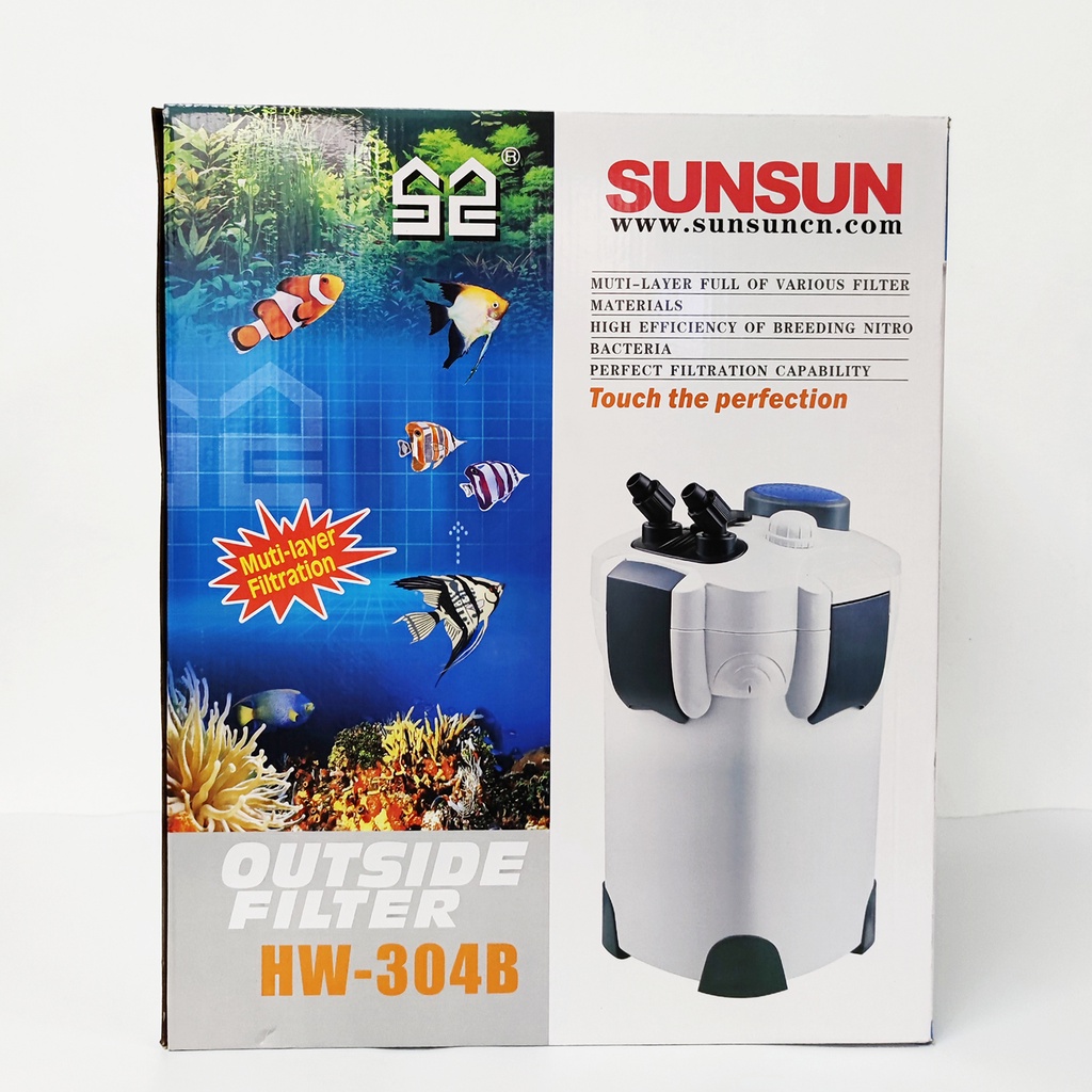 SunSun-China HW-304B 5-Stage External Canister Filter with 9-watt UV ...
