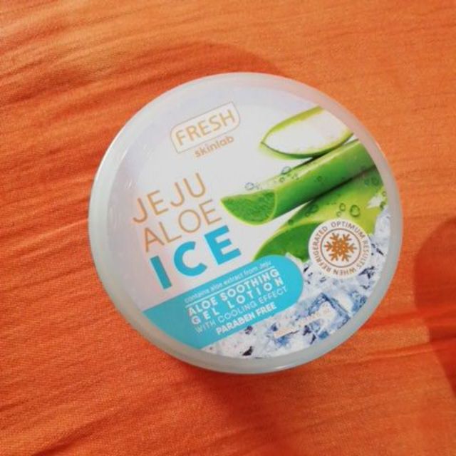 JEJU ALOE ICE aloe soothing gel lotion with cooling effect Paraben Free ...