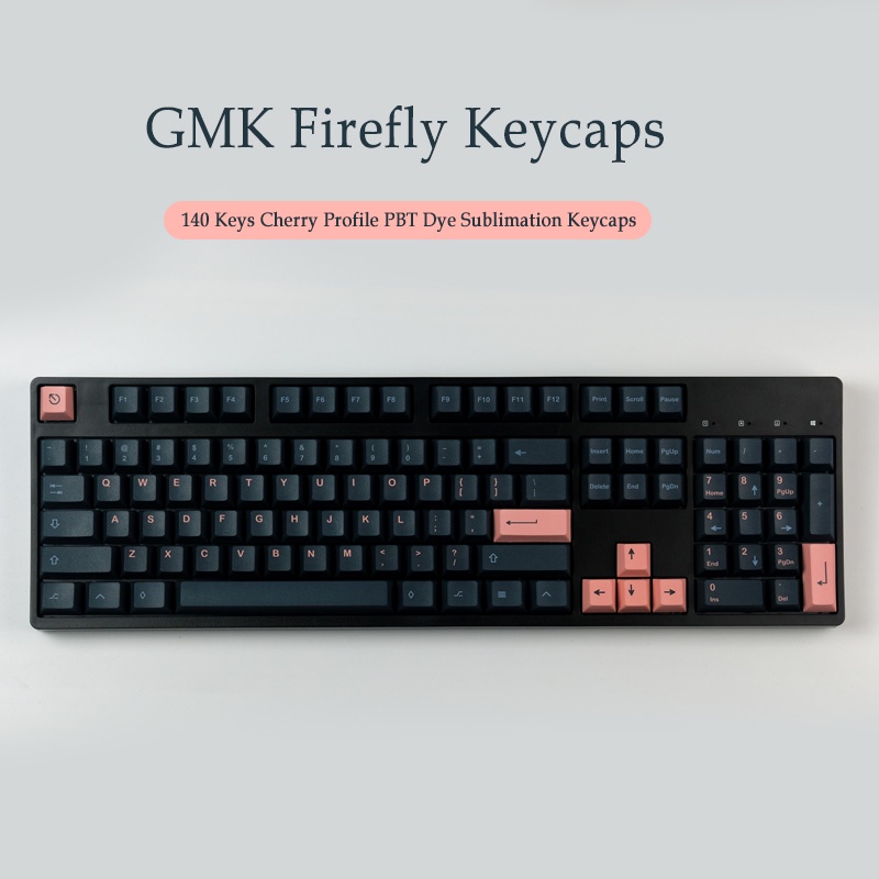 140 Keys GMK Firefly Keycaps PBT Sublimation Mechanical Keyboard Keycap ...