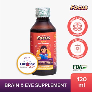 Focus Syrup Brain And Eye Supplement For Kids 120ml - 5 Pack | Shopee ...
