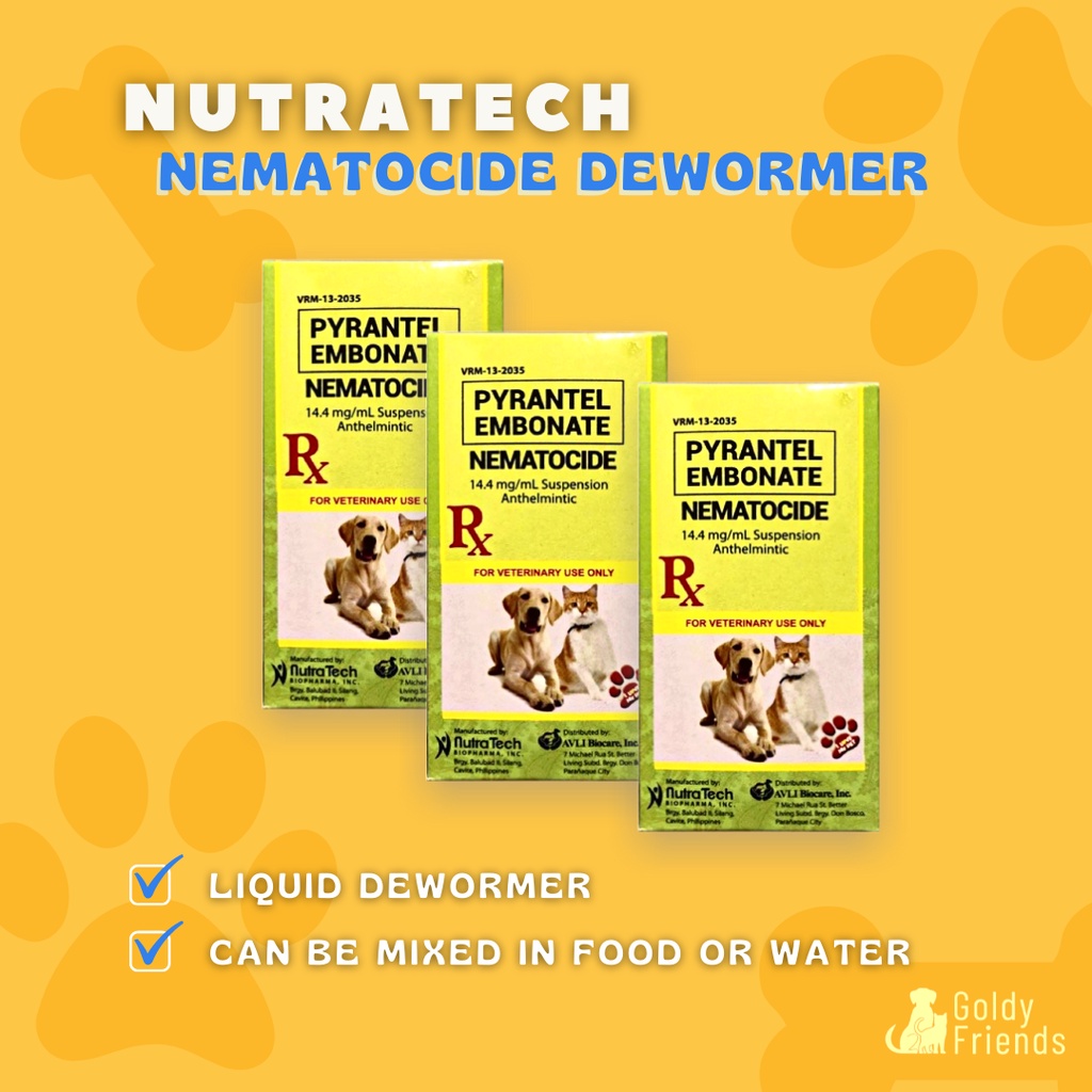 Nematocide Pyrantel Pet Dog and Cat Dewormer | Shopee Philippines Nematocide Pyrantel Pet Dog and Cat Dewormer | Shopee Philippines